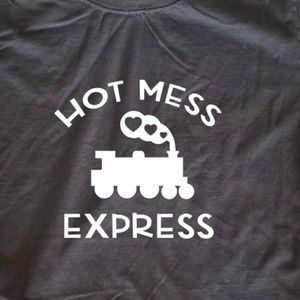 Fruit of the Loom | Tops | Hot Mess Express Sarcastic Ladies Fitted ...